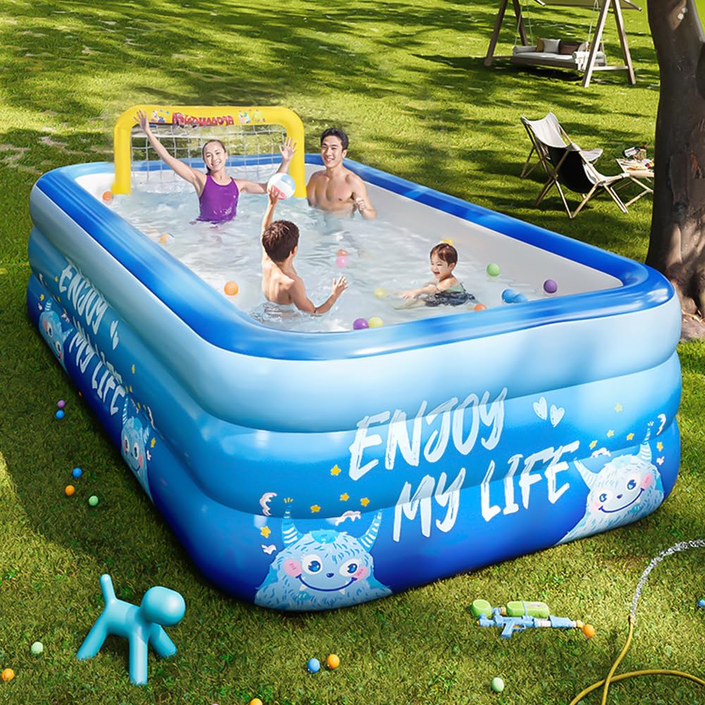 Snapklik.com : YUEWO Inflatable Swimming Pool Family Full-Sized Kiddie ...