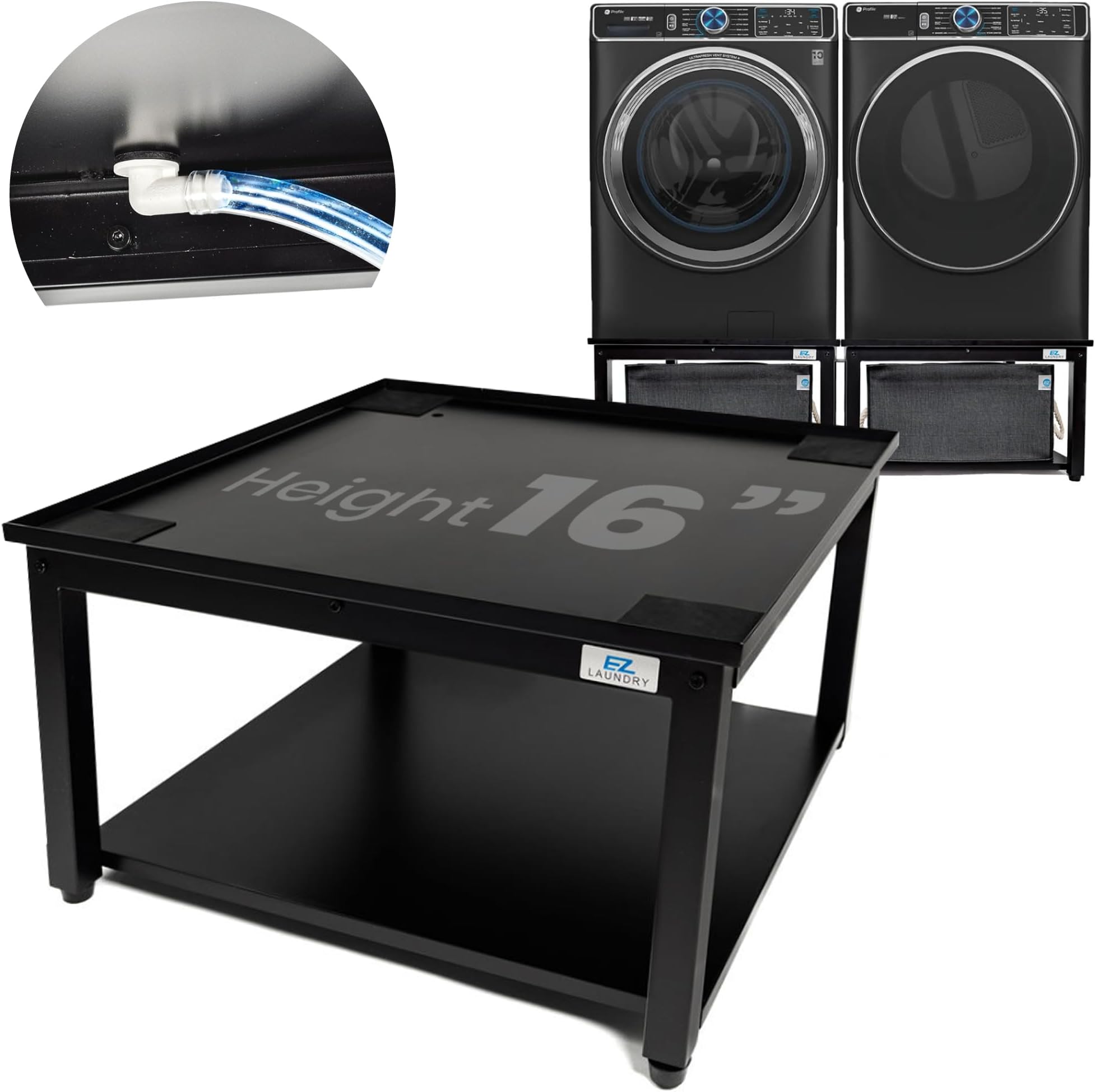 Amazon.com: Washer and Dryer Stand Fit 27 and 28 Inch - Laundry ...
