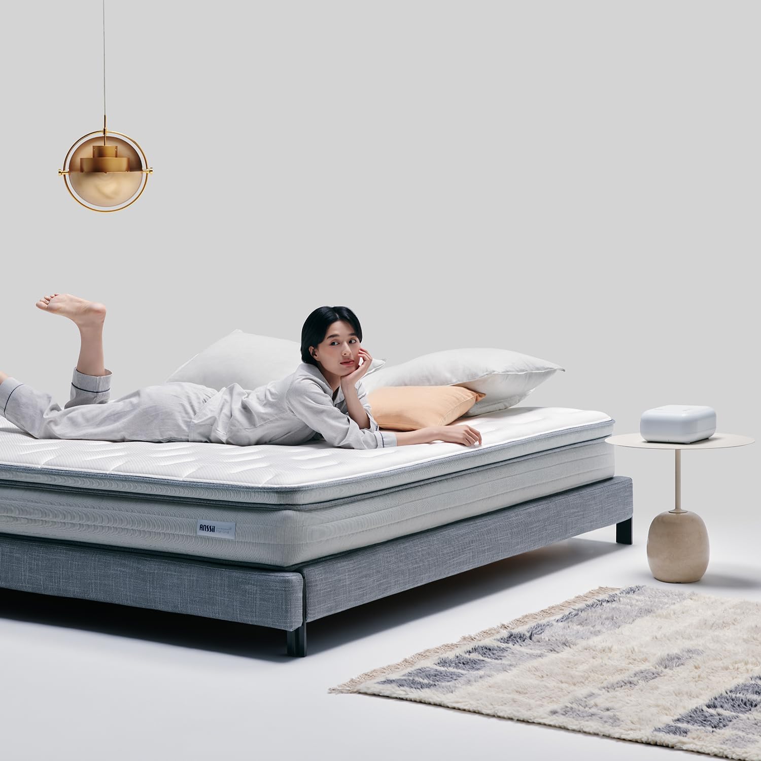 Amazon.com: ANSSIL String Mattress Full Size 11” Bed Height - Extra ...