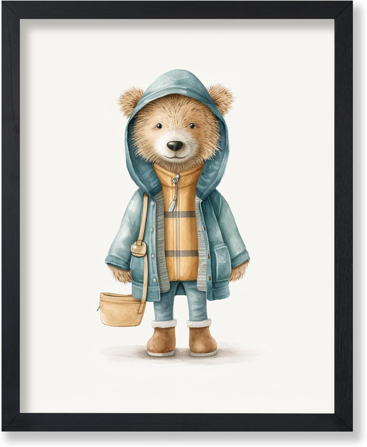 Amazon.com: Poster Master Little Bear Wearing Jacket Print - Animal ...