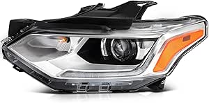 Amazon.com: OCPTY Headlight assembly Left Side Replacement for 2018 ...