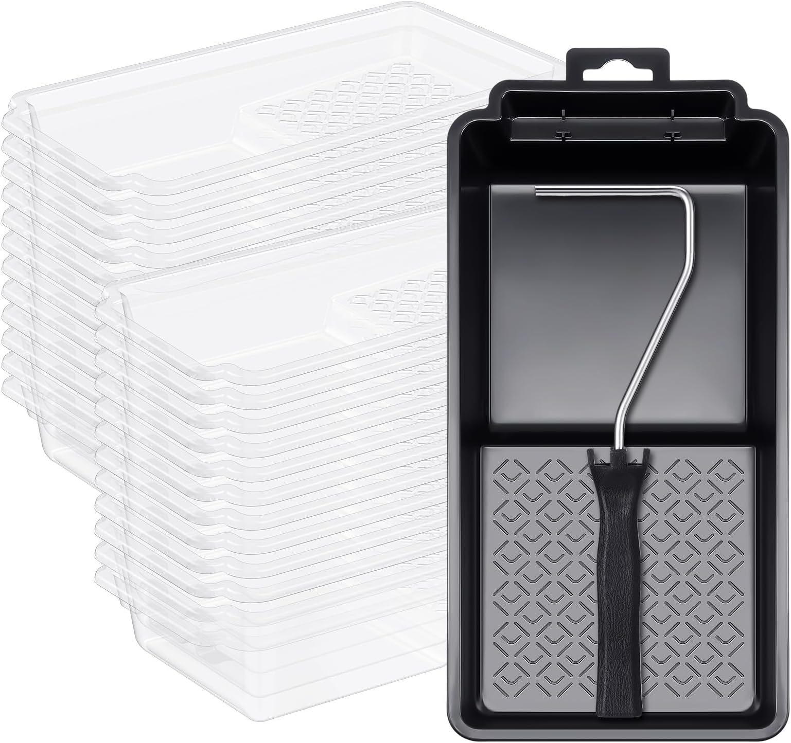 Amazon.com: Geelin 50 Pcs 9 Inch Paint Tray Liner Paint Roller Tray 48 ...