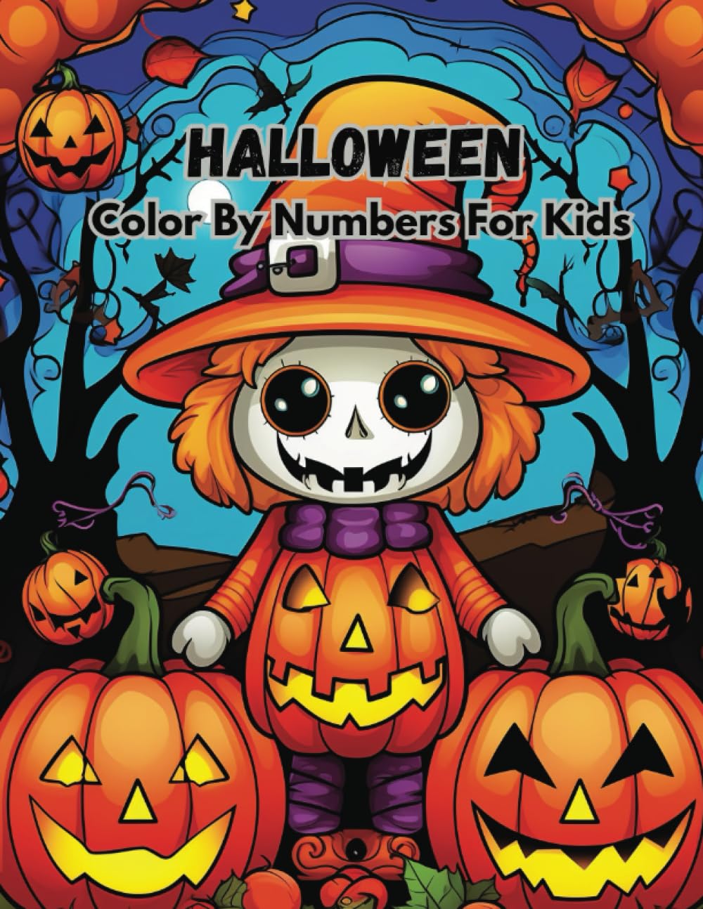 Halloween Color By Numbers For Kids: A Fun and Easy Halloween Color By ...