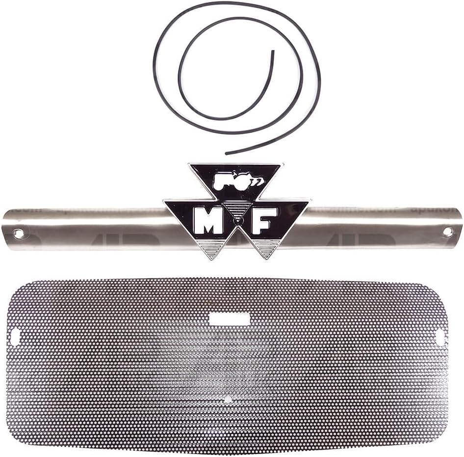 APUK Front Bonnet Badge Top Grill Kit Replacement for Massey Ferguson ...