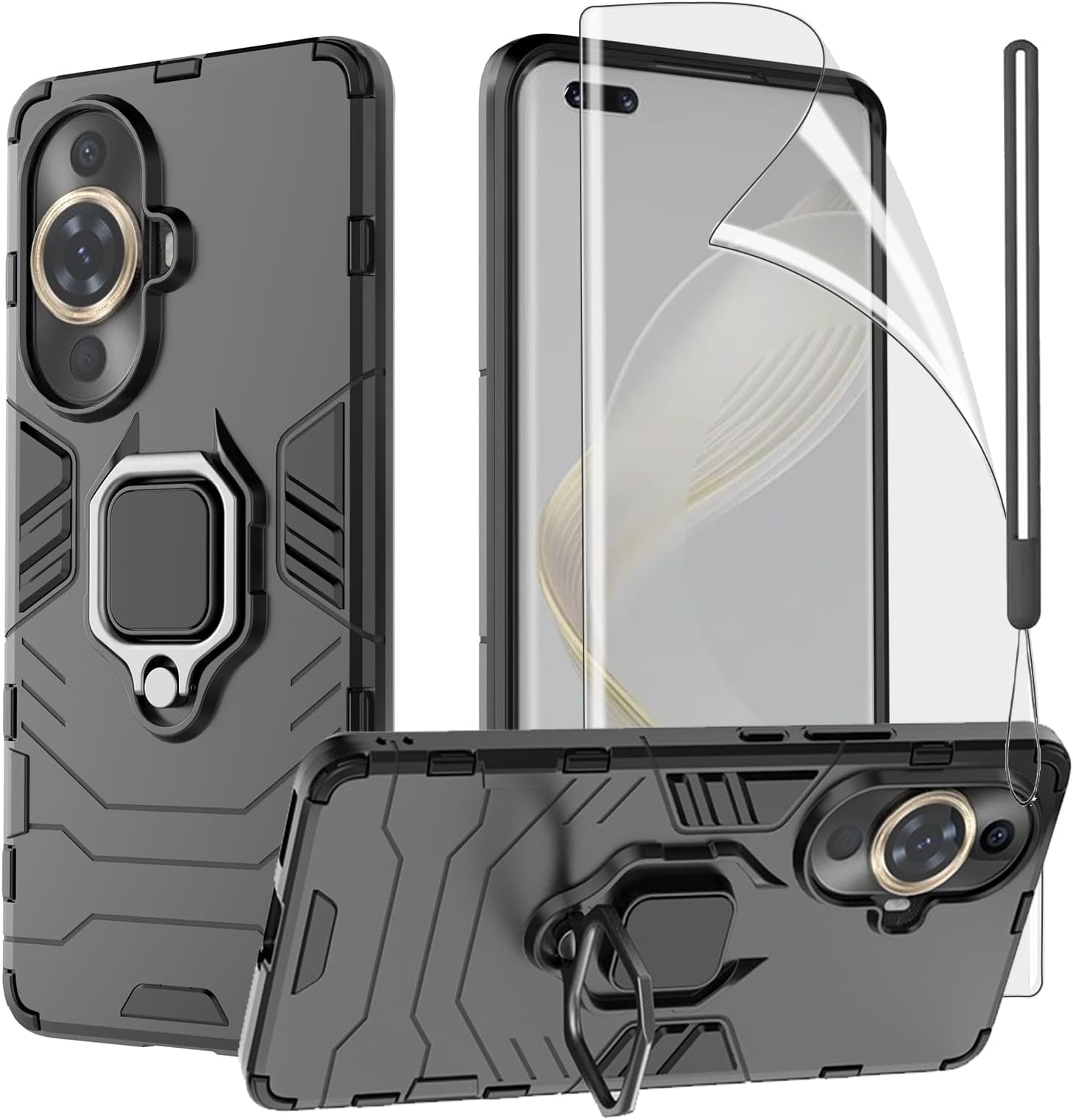 ZORSOME - Funda protectora para Huawei Nova 11 Pro Smart Clear View de ...