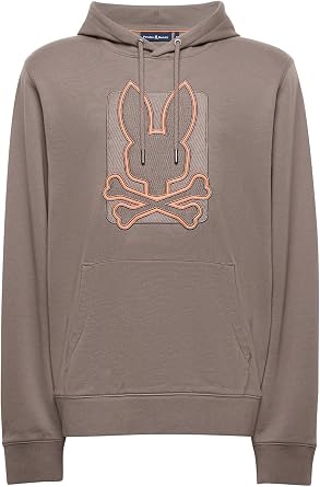 Psycho Bunny Pierce Sudadera con capucha bordada de rizo francés ...