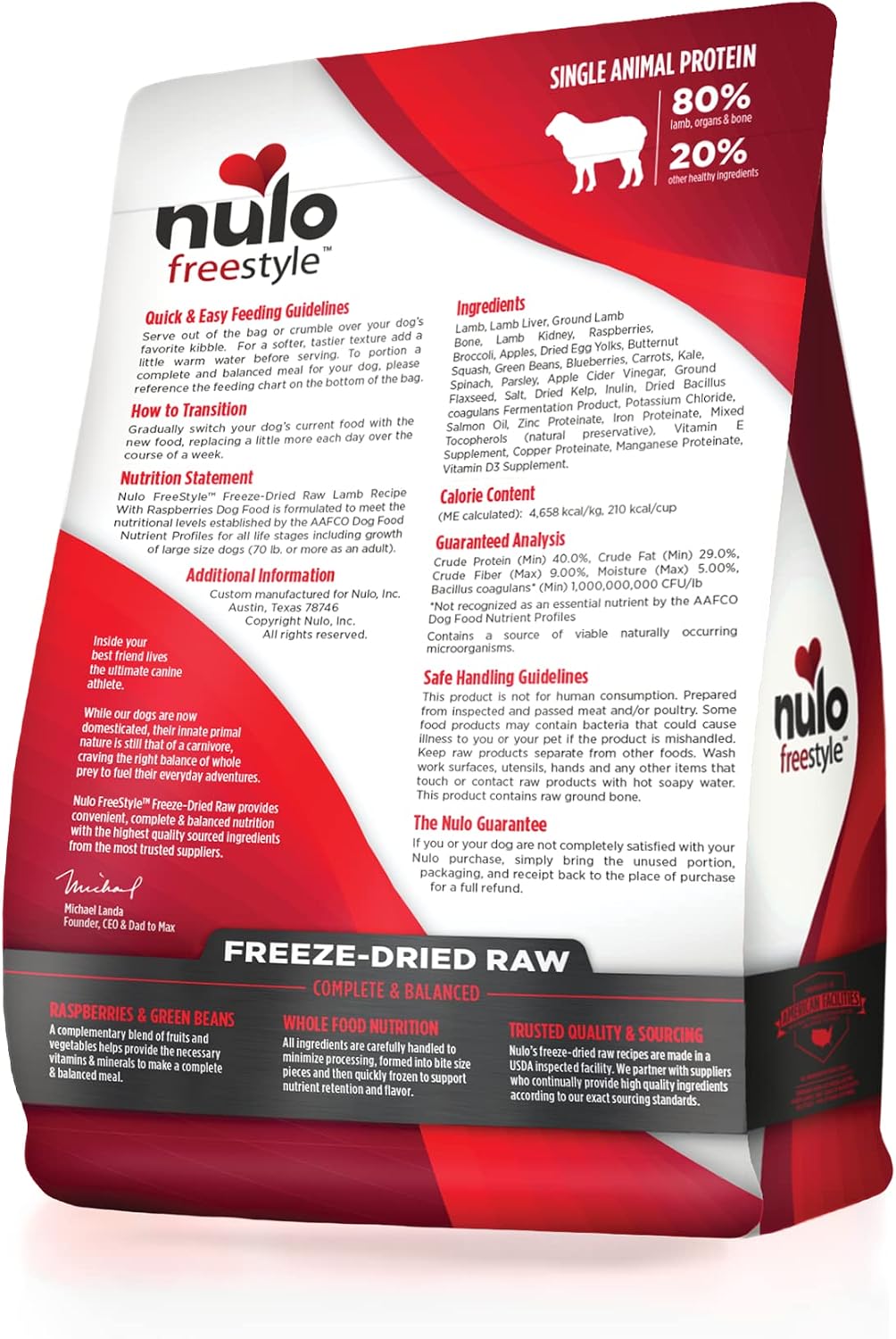 Nulo Freestyle – Alimento seco liofilizado para perros crudo, ultra ...