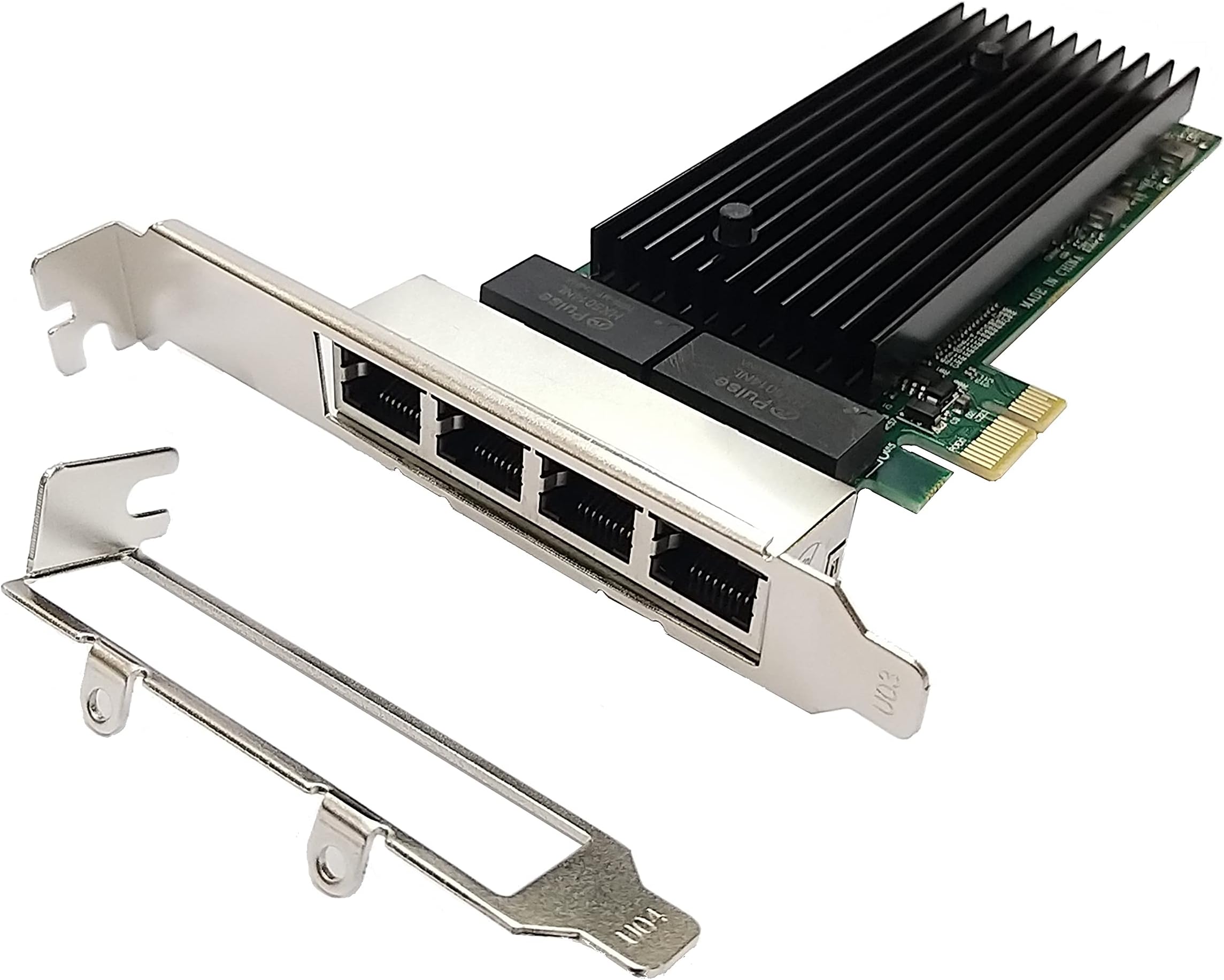 Amazon.com: HINYSENO Dual Port 10GbE SFP+ Fiber Optic PCI-Express x 8 ...