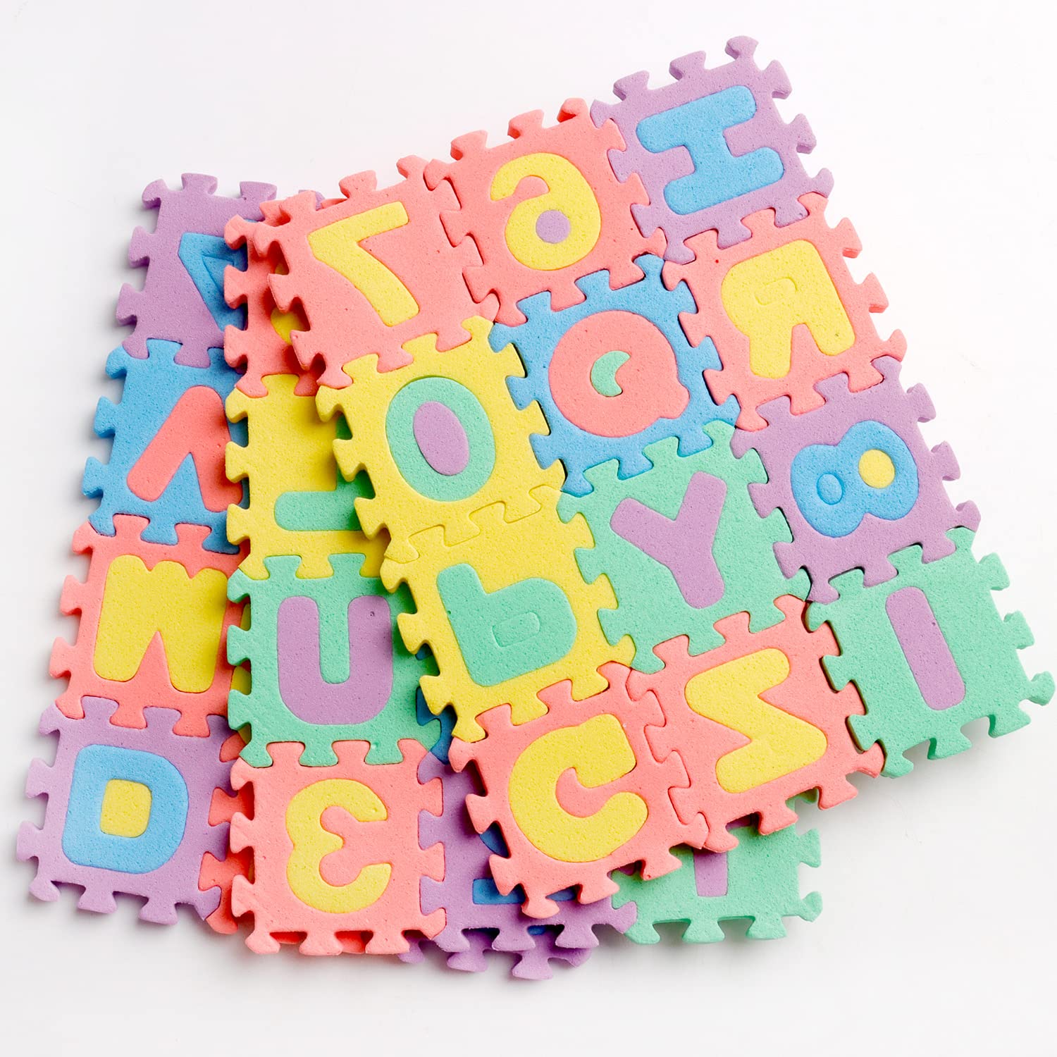Colorful Foam Alphabet Blocks Letters