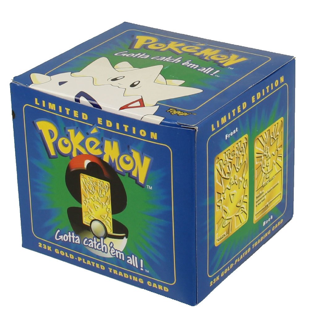 Pokemon TOGEPI 23K Gold Plated Trading Card - RED stock finder alerts ...