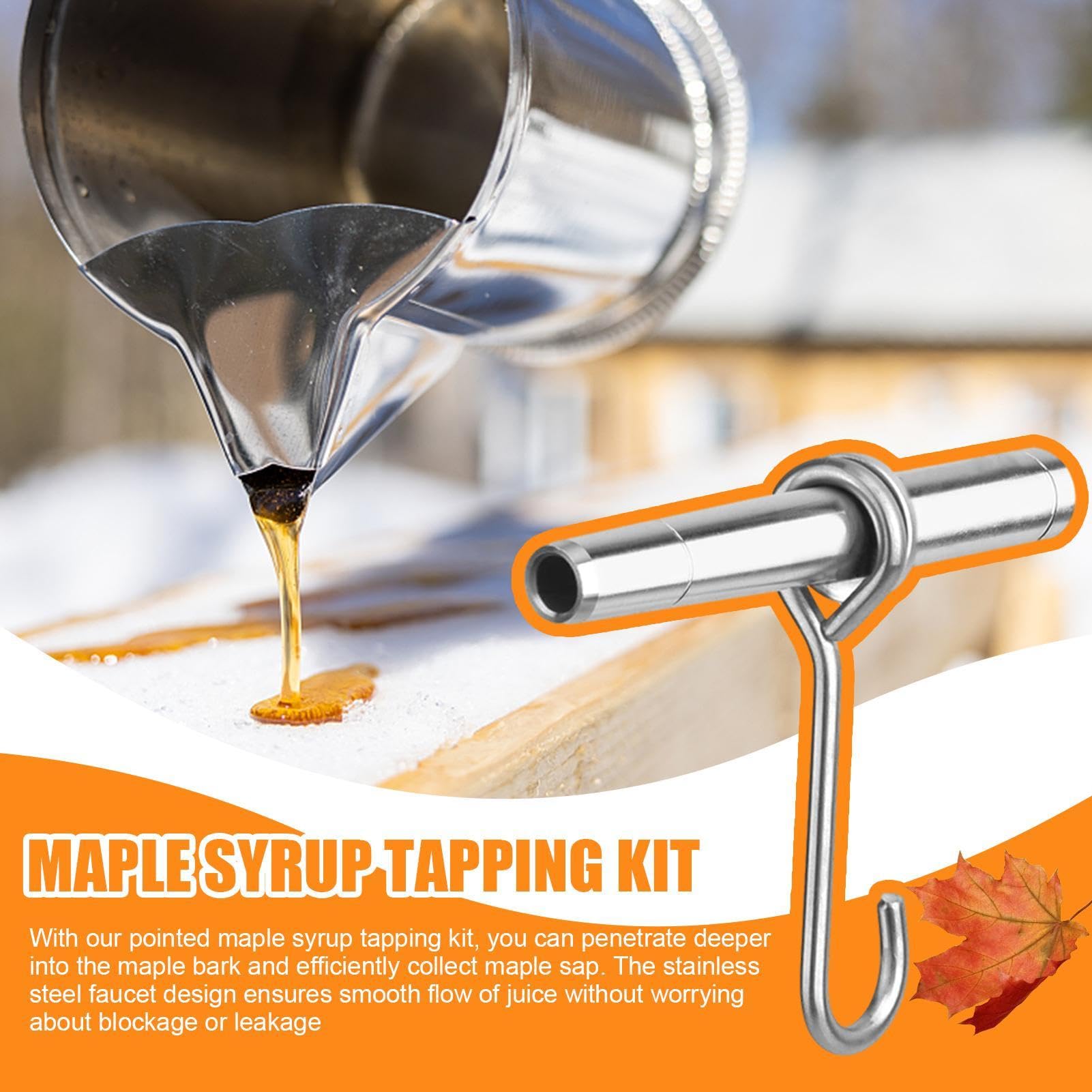 Maple Syrup Making Equipment Maple Syrup Tapping Kit - 6 Stainless ...