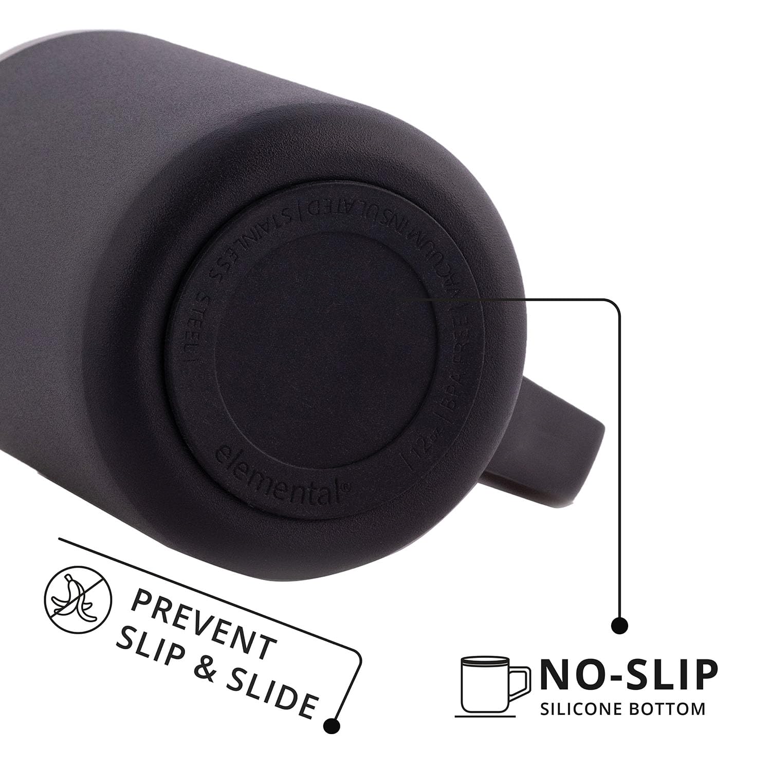 Snapklik.com : Elemental Insulated Coffee Mug - Triple-Wall Stainless ...