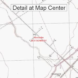 Amazon.com : USGS Topographic Quadrangle Map - Needville, Texas (Folded ...