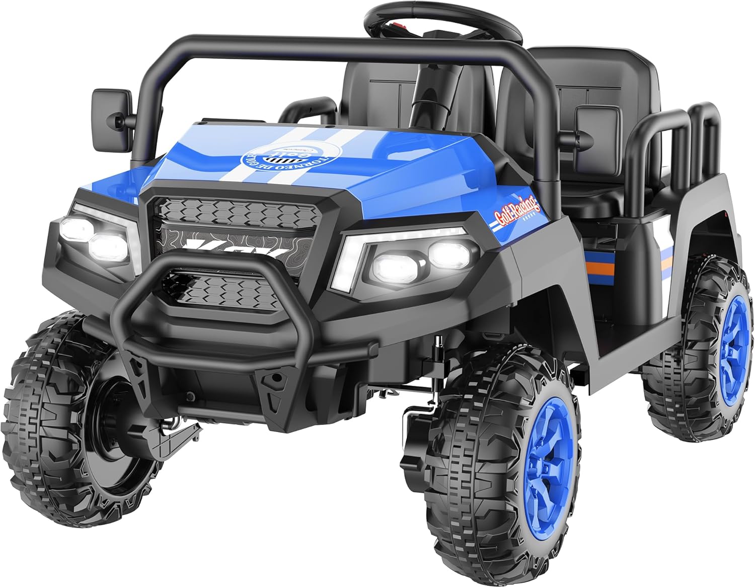 Amazon.com: Electric Car for Kids, 24V 4 Seater Ride on Toys w/Parent ...