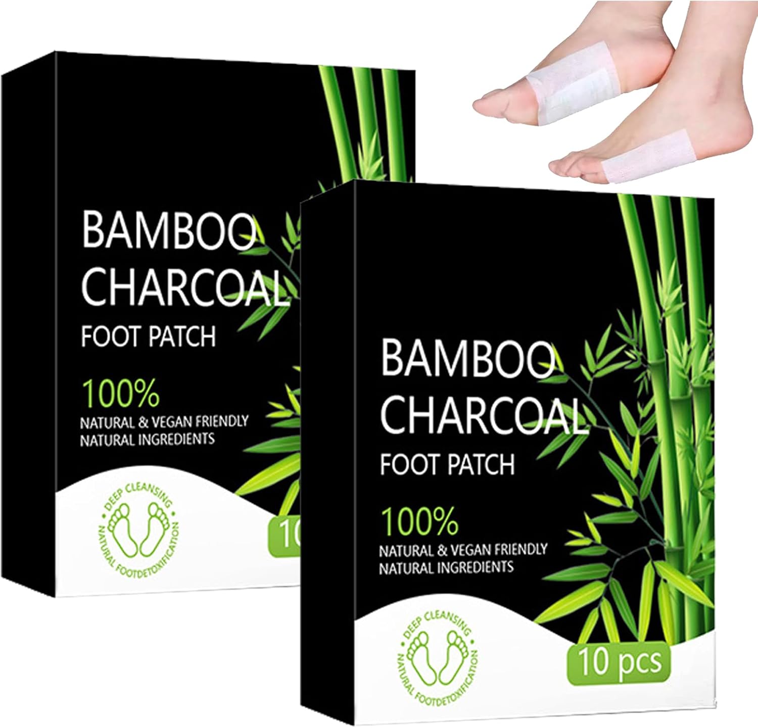 Natural Bamboo Charcoal Foot Patch,Herbal Detox Foot Patches,Natural ...