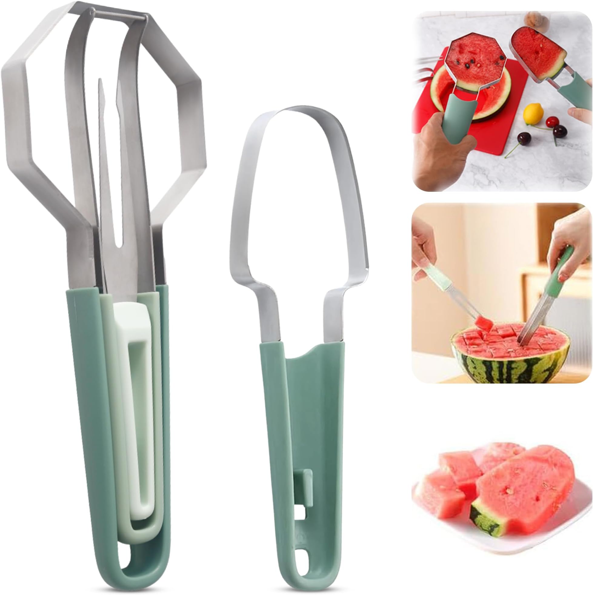 Amazon.com: TY & TAY Watermelon Cutter Slicer Tool - 4-in-1 Watermelon ...
