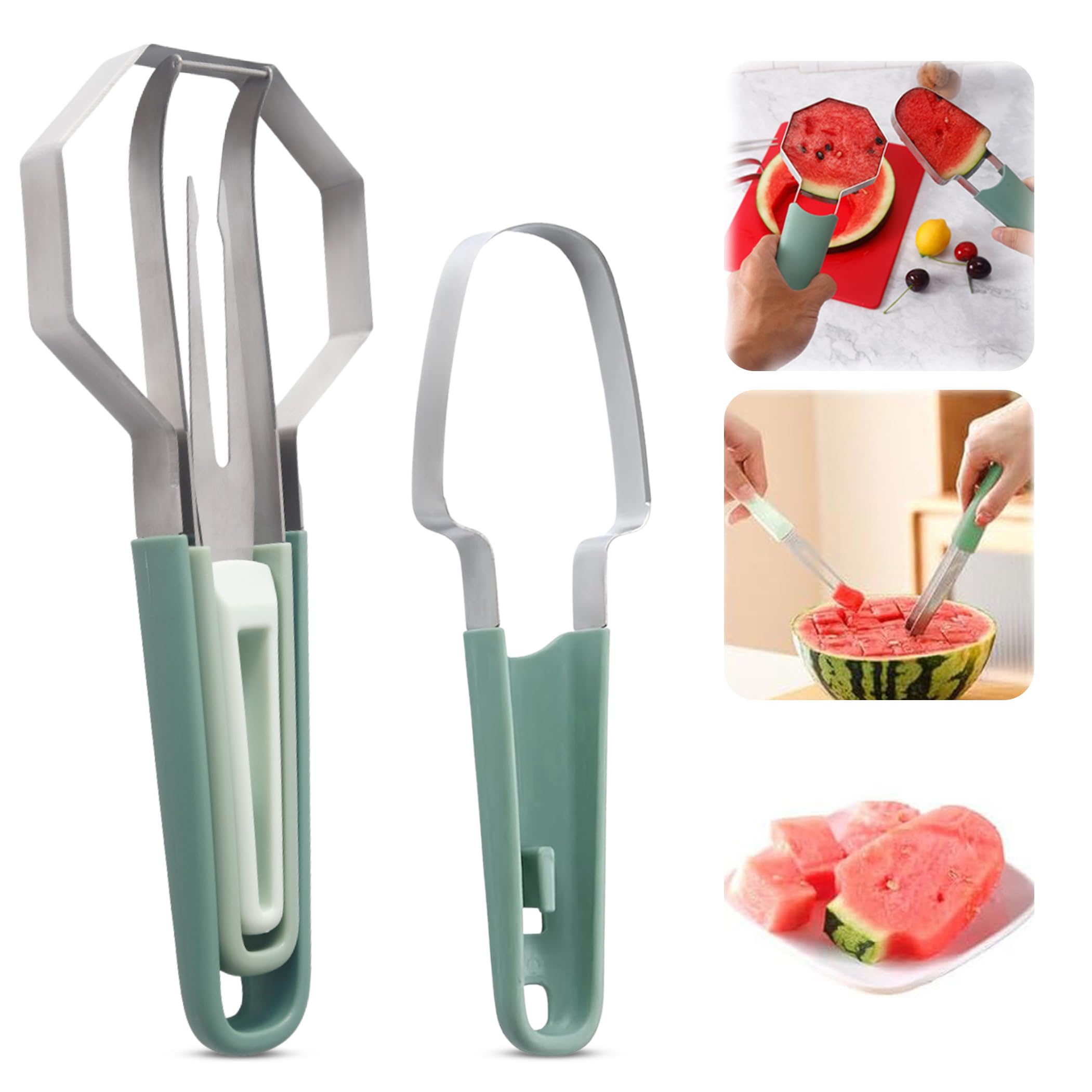 Amazon.com: TY & TAY Watermelon Cutter Slicer Tool - 4-in-1 Watermelon ...