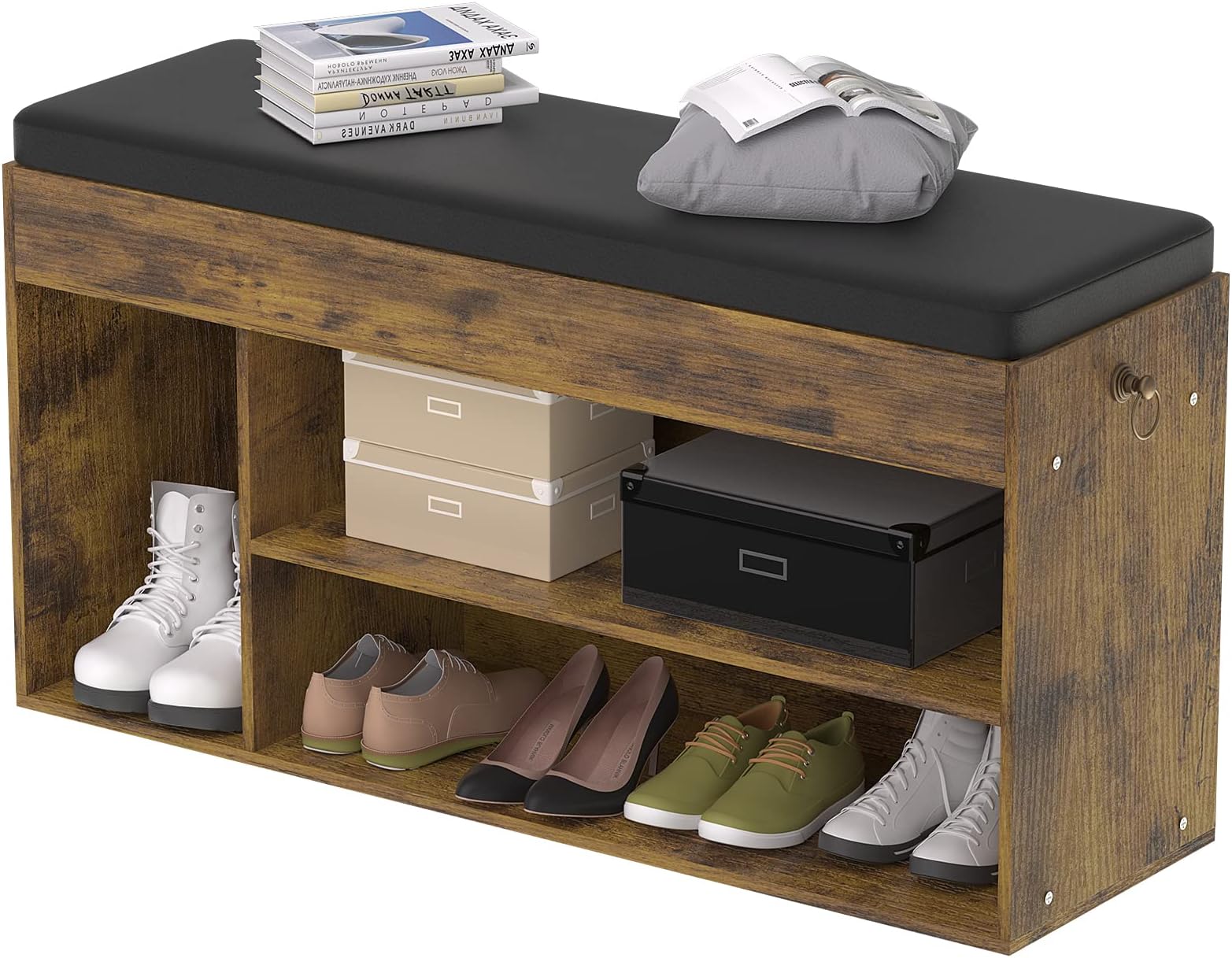 Amazon.com: ZIKWOR Shoe Stool Storage Tipping Bucket-Shaped Vintage ...