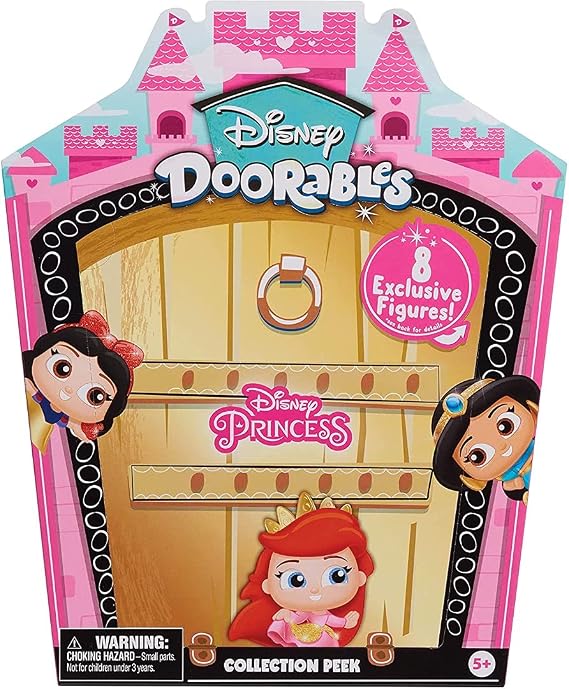 Amazon.com: Disney Doorables Glitter and Gold Princess Collection Peek ...