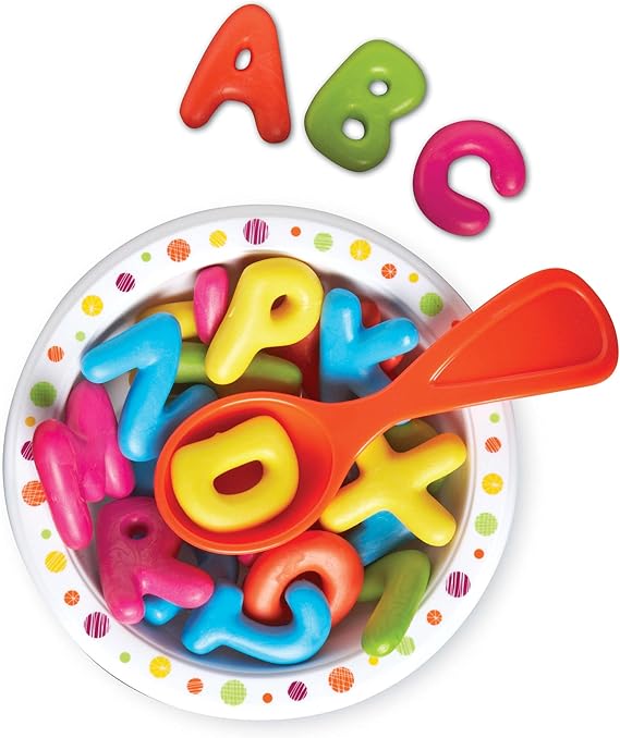 Amazon.com: Learning Resources Alphabet Soup, Fine Motor Toy, ABCs, Pre ...