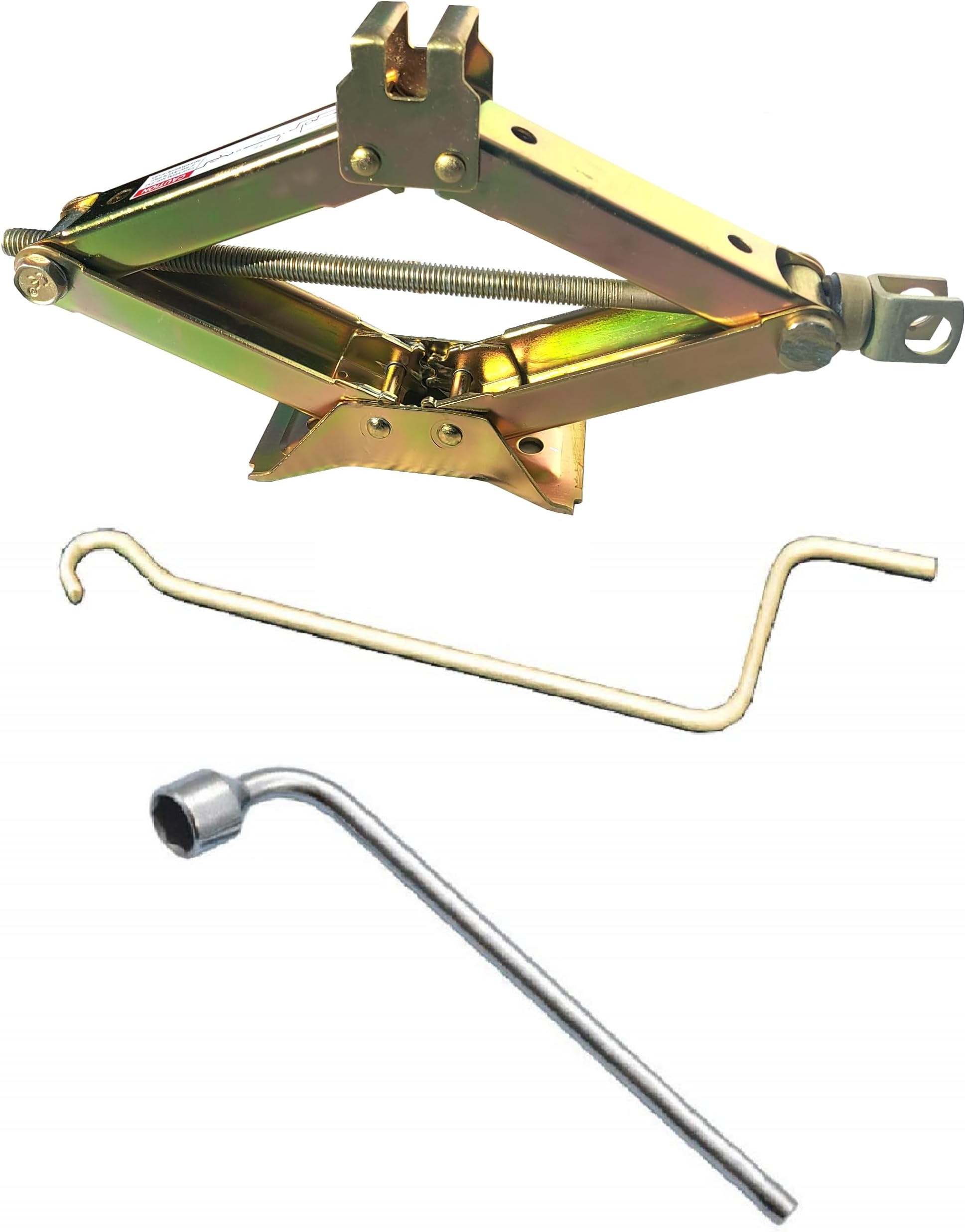 JAGGER JAG143 Manual Scissor car Jack for All car with (3 TON [ Golden ...