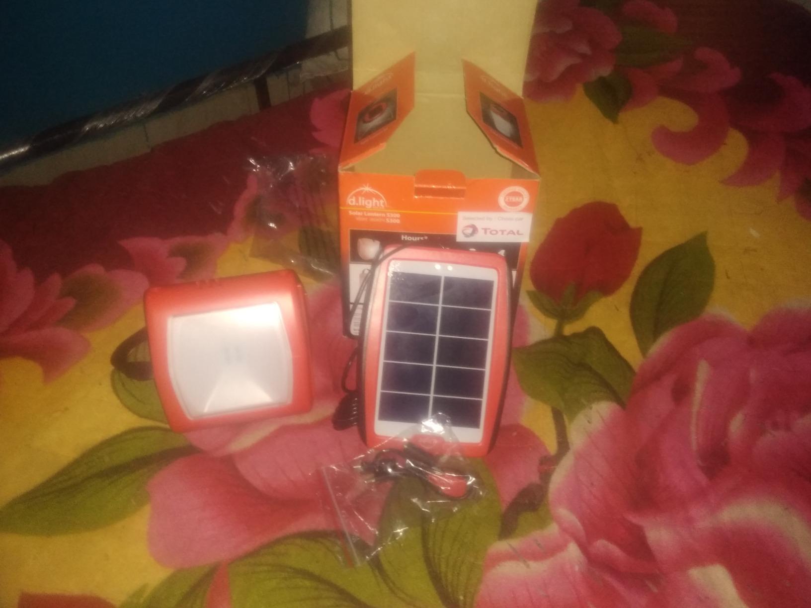 d.light S500 Solar Rechargeable LED Light Set with Panel - Pack of 1 ...