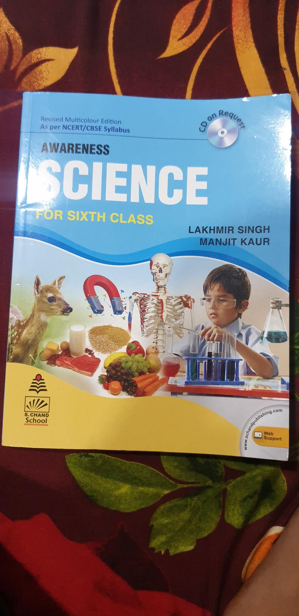 Awareness Science Class 6 With CD ON - by Lakhmir Singh and Manjit Kaur ...