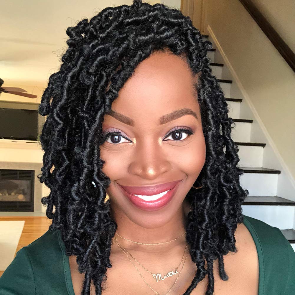 Buy Butterfly Crochet Locs 12 Inch 6 Pack Pre Looped Crochet Butterfly ...