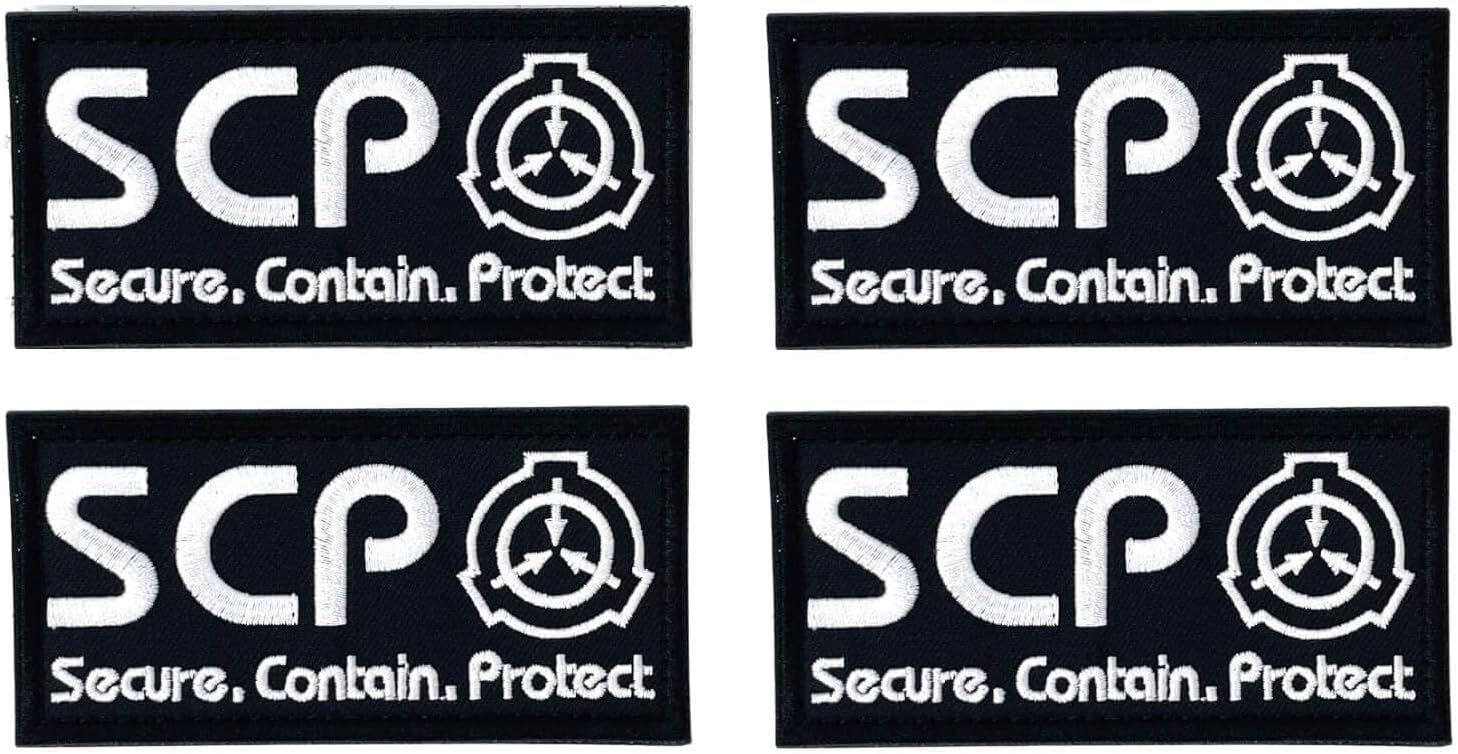 4PCS SCP Foundation Patch, SCP MTF Patch, Special Containment ...