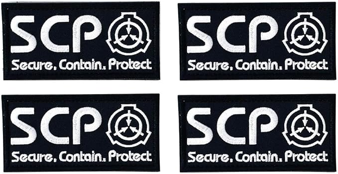 4PCS SCP Foundation Patch, SCP MTF Patch, Special Containment ...