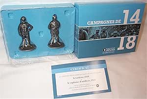 atlas editions world war 1 WW1 tank commander & artillery captain 1918 ...