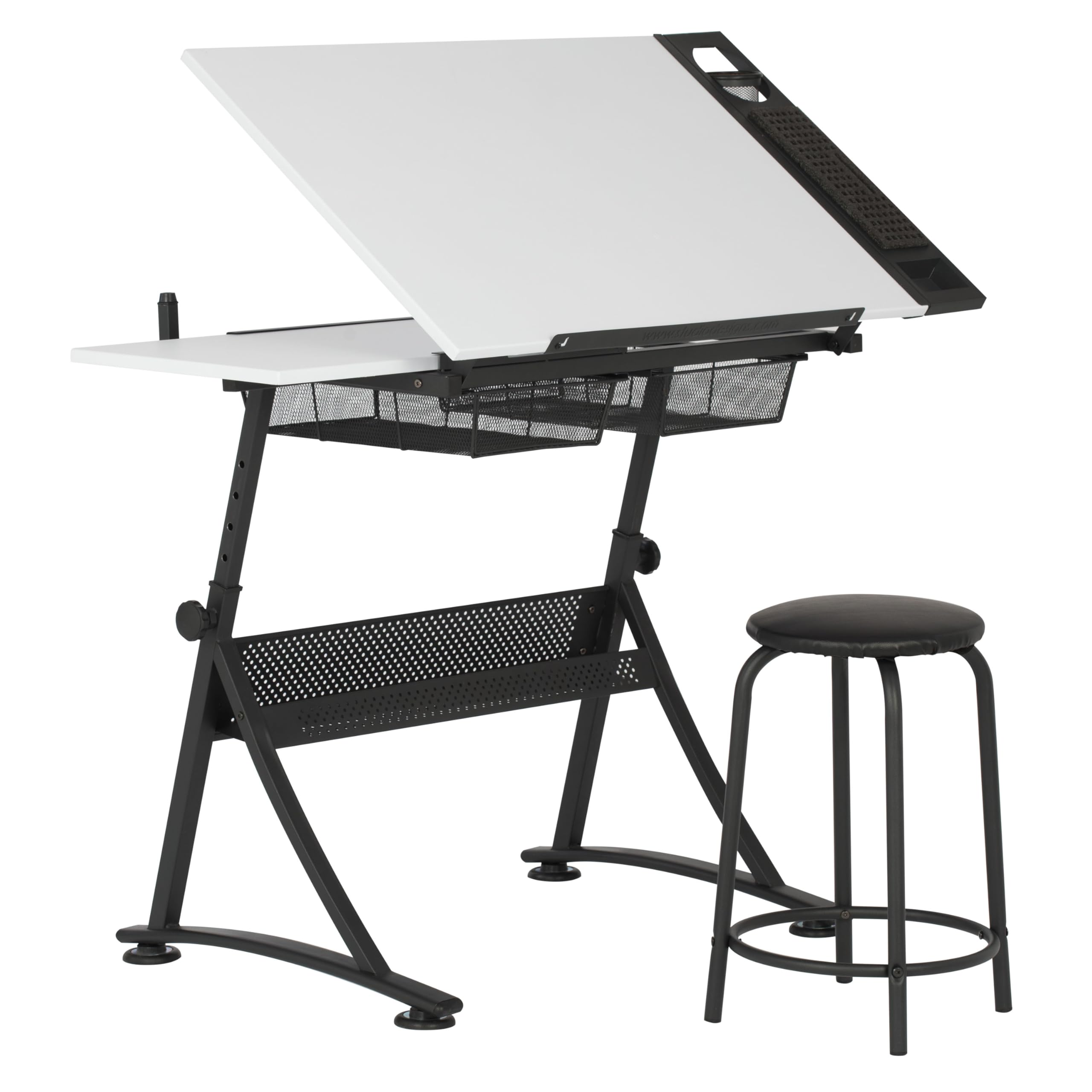 Deluxe Craft Table Drafting Deluxe Metal, Adjustable, Artist Easel