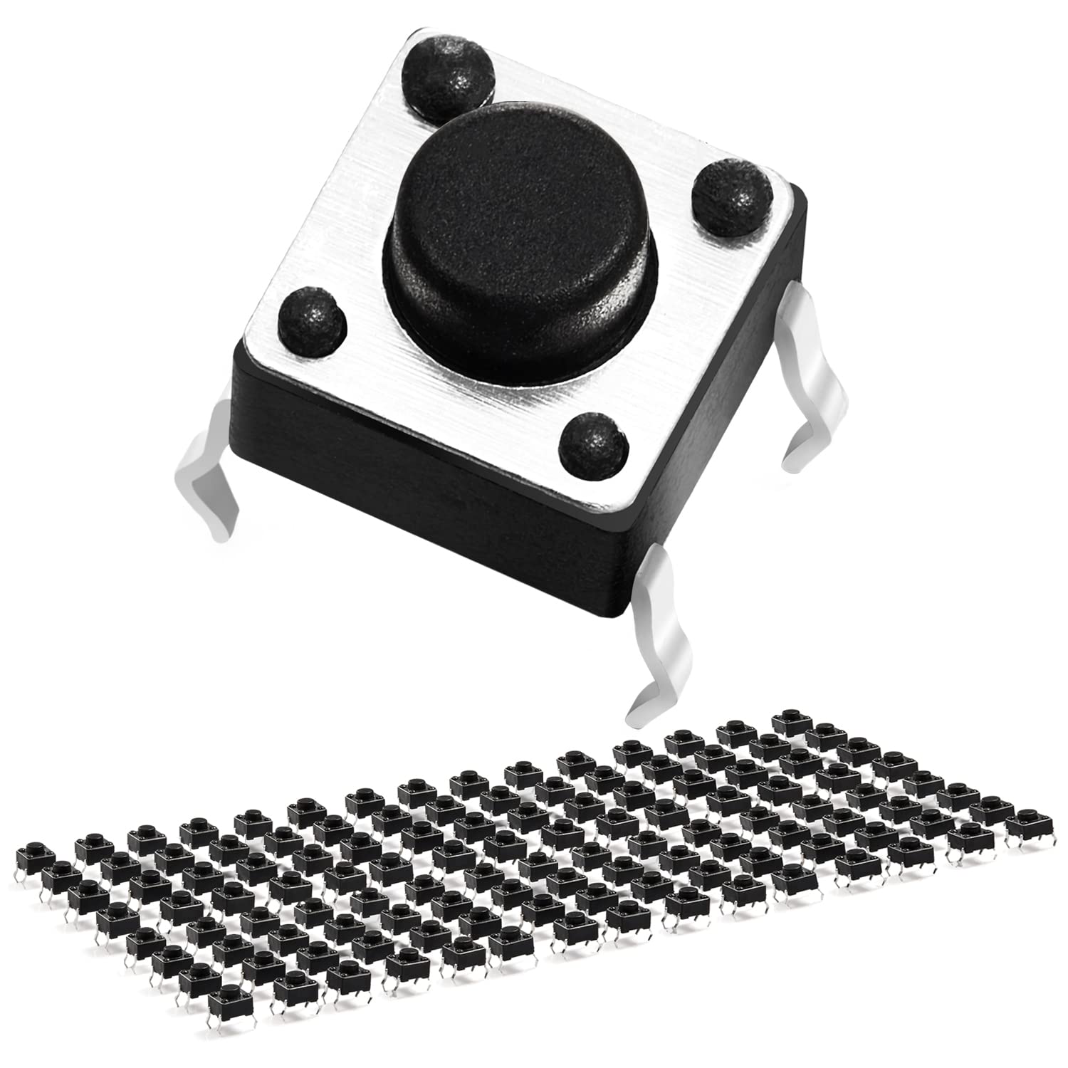 Snapklik.com : Chanzon Tactile Tact Push Button Switch 6x6 X5mm Micro Momentary Tact Switch 4 ...