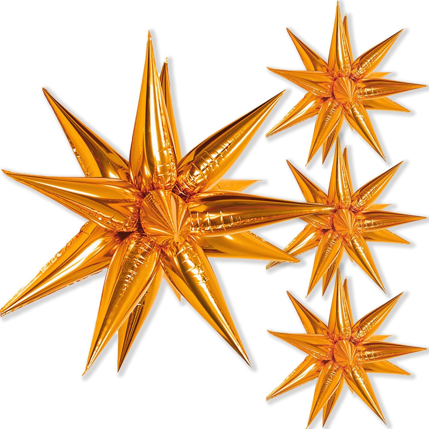 Globos de estrella naranja, 40 globos de estrella estrella, globos de ...