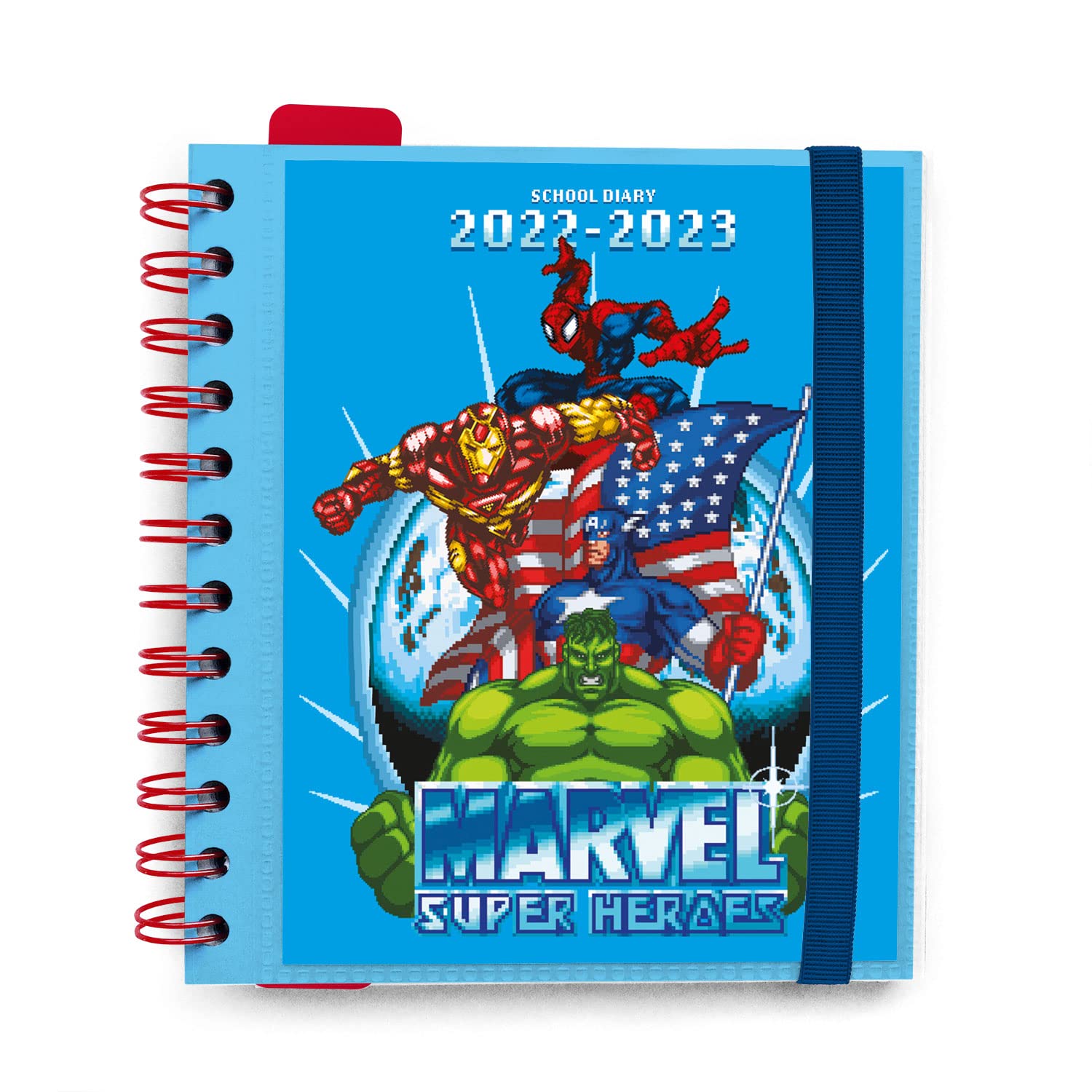 Buy Official Marvel Diary 2022-2023 | Back To School 11 Months Academic ...