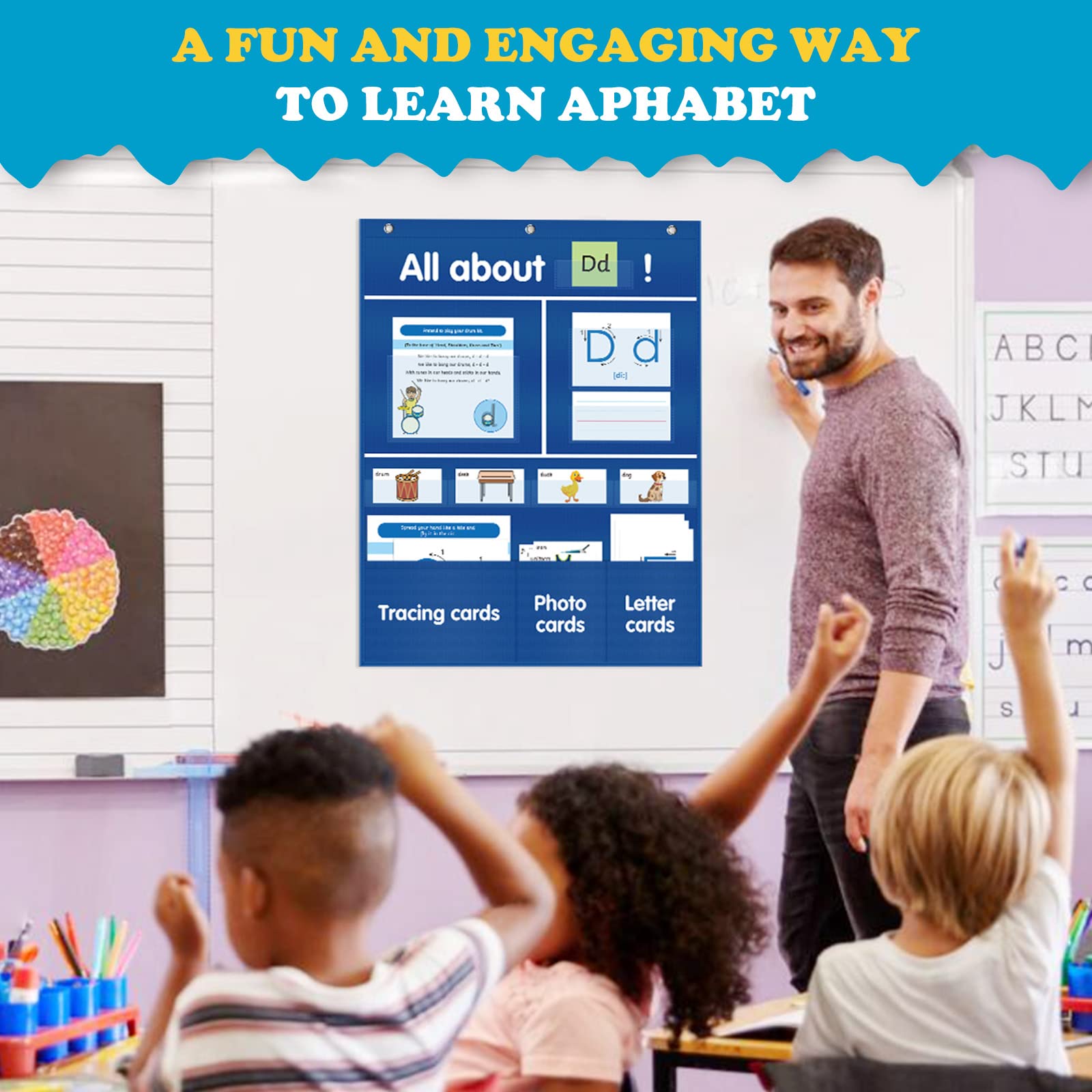 Snapklik.com : KIKIGOAL 2022 Planner - All About Letter Pocket Chart