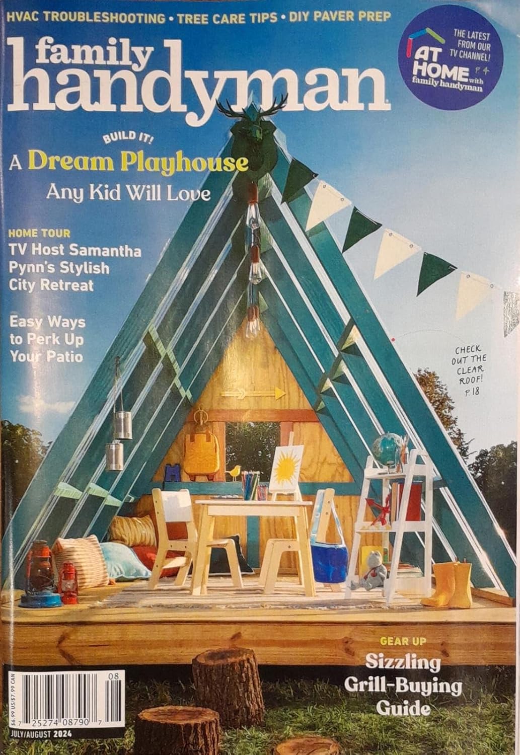 Family Handyman Magazine July-August 2024 A Dream Playhouse Any Kid ...
