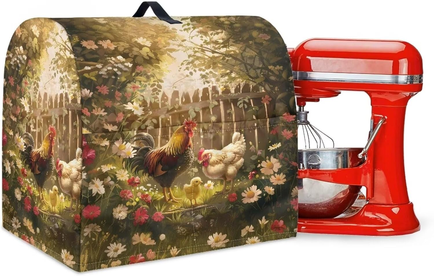 Amazon.com: Yorfeemge Kitchen Aid Mixer Cover Flower Chicken Printed ...