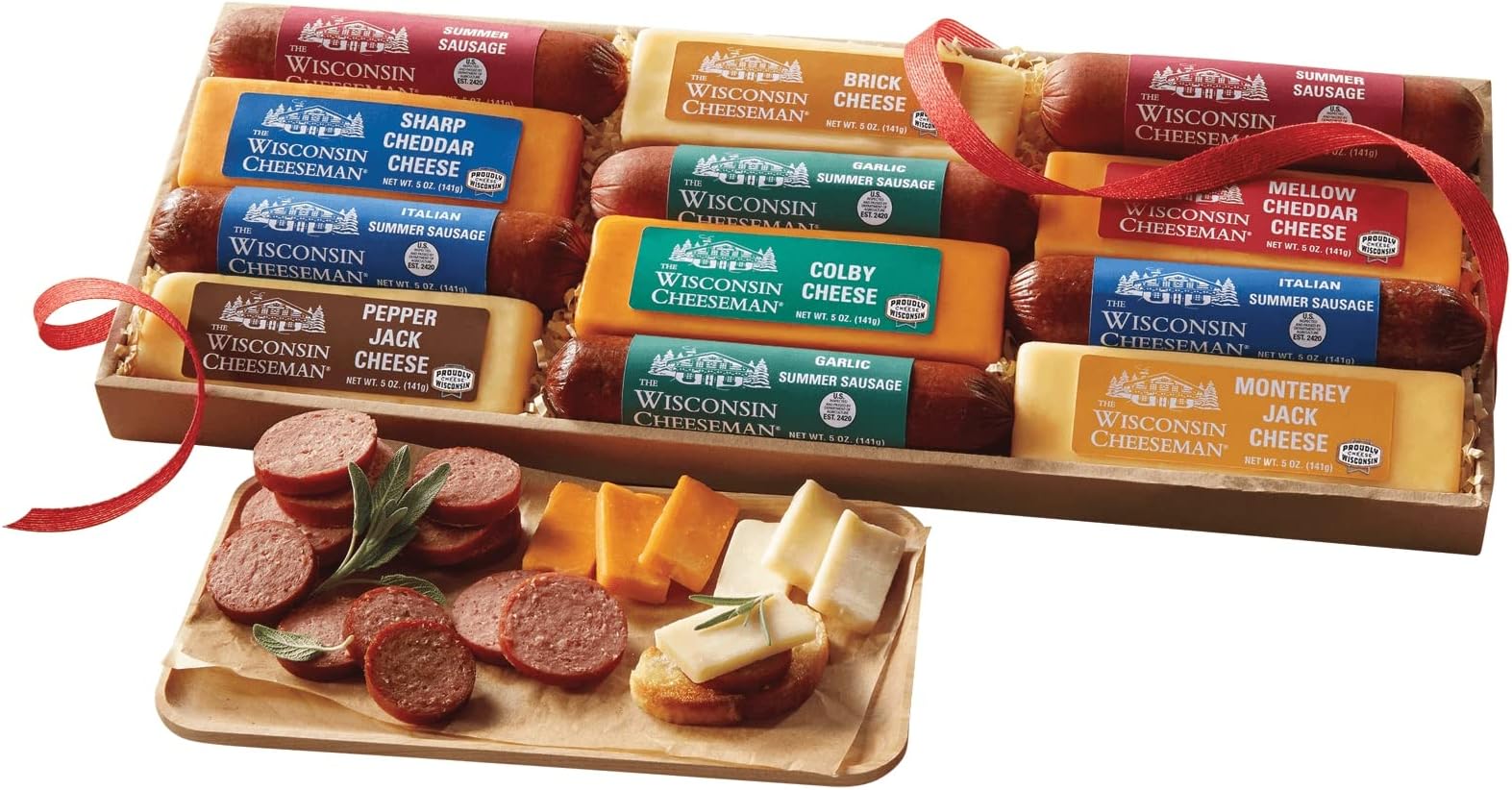 Amazon.com : Hillshire Farms Meat & Cheese Gift Box (Gold) : Grocery ...