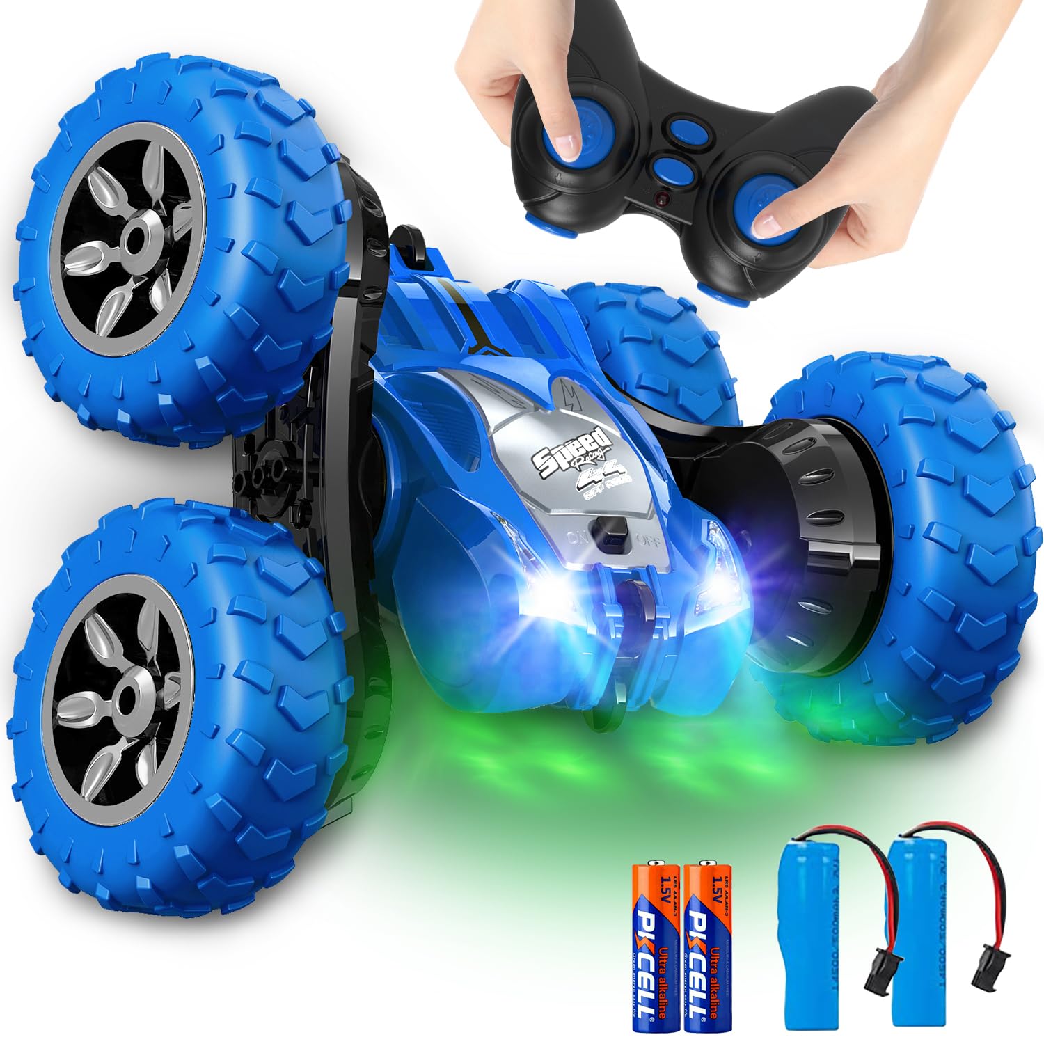Snapklik.com : AFUNX Remote Control Car, RC Stunt Double Sided 360 ...