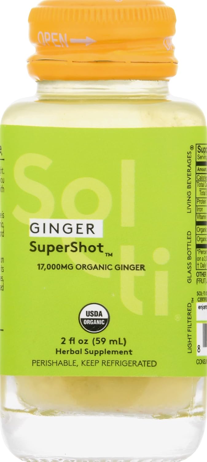 Amazon.com: SOL TI Organic Ginger Supershot SGL, 2.1 FZ : Health ...
