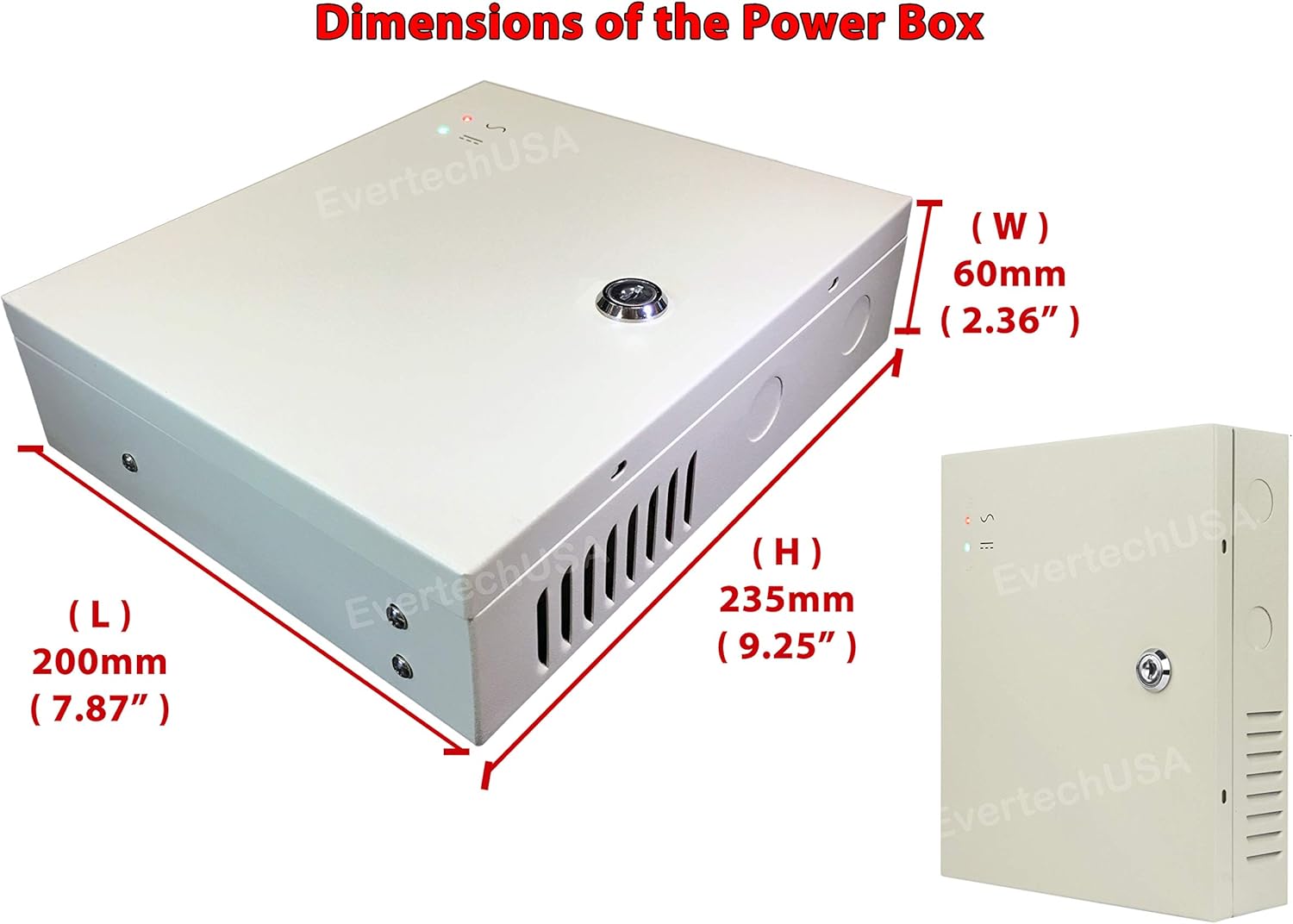 Buy Evertech 8 Channel 9 Port Power Box Security Camera 12V DC 5A ...