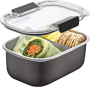 Smash Stainless Steel Snack Bento, Black: Bento Boxes: Amazon.com.au