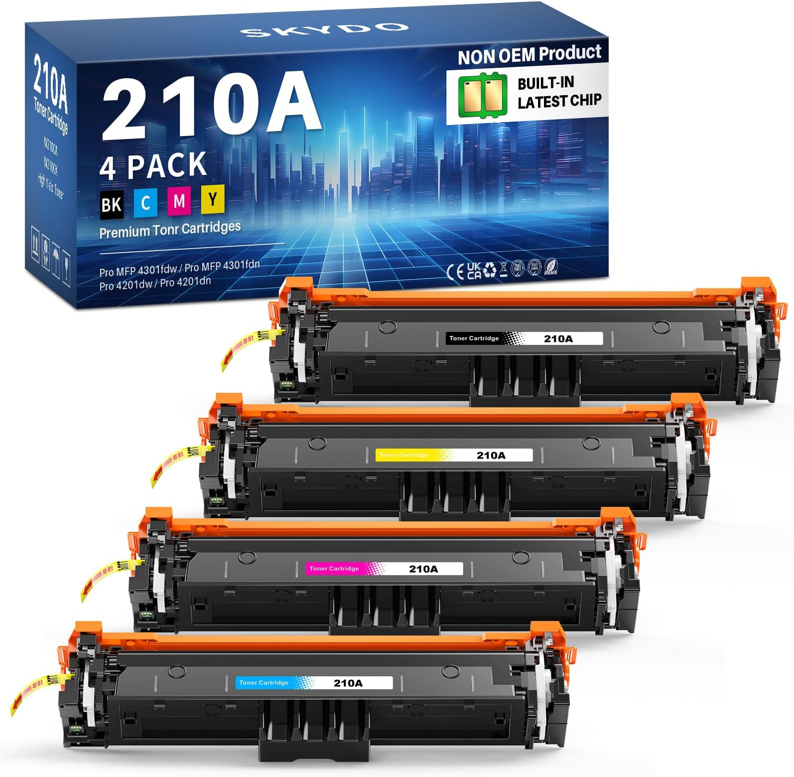 Amazon.com: E-Z Ink 210A Toner Cartridges with Chip: Compatible ...