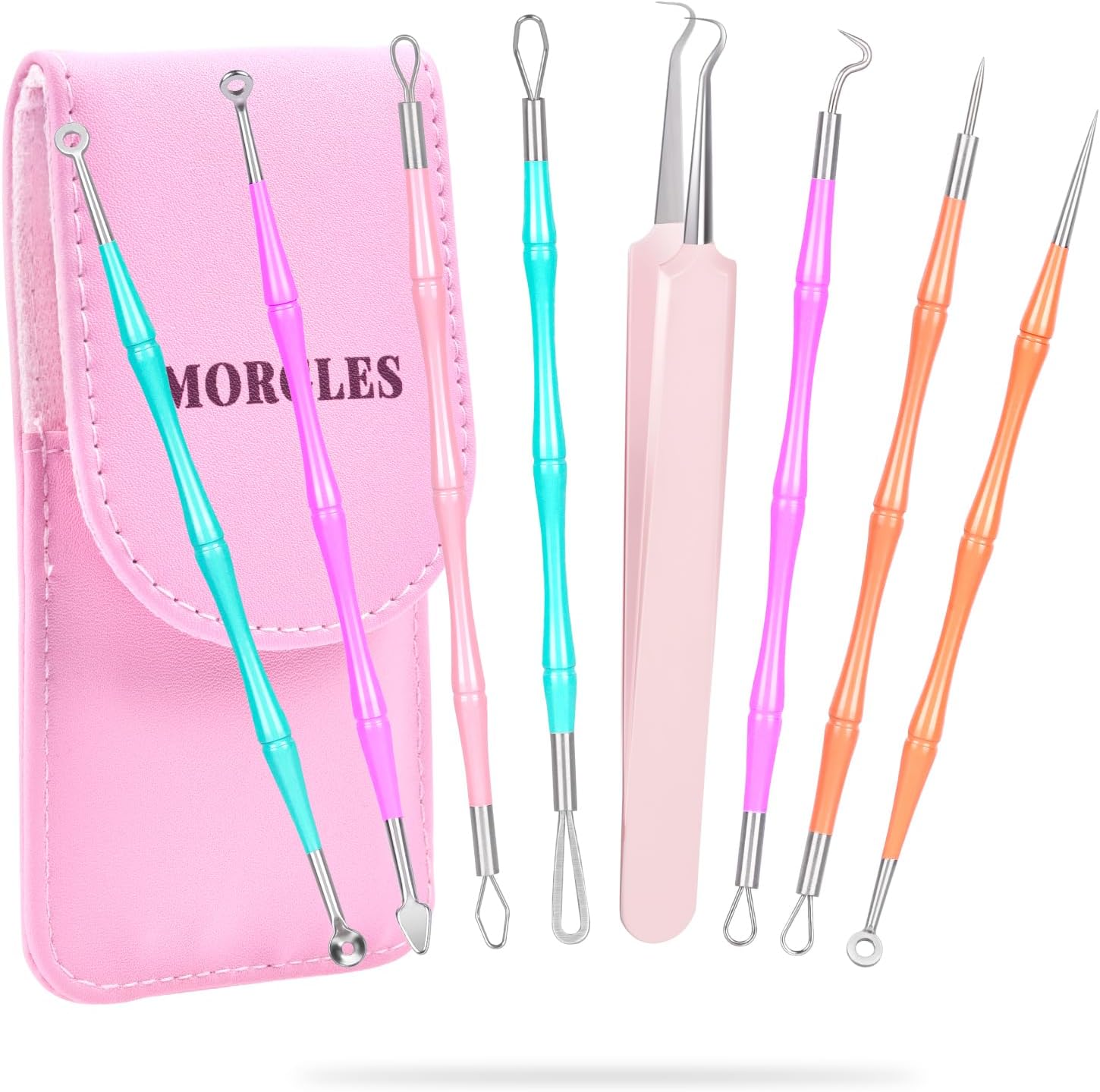 Amazon.com: Pimple Popper Tool Kit, MORGLES 14-Heads Professional ...
