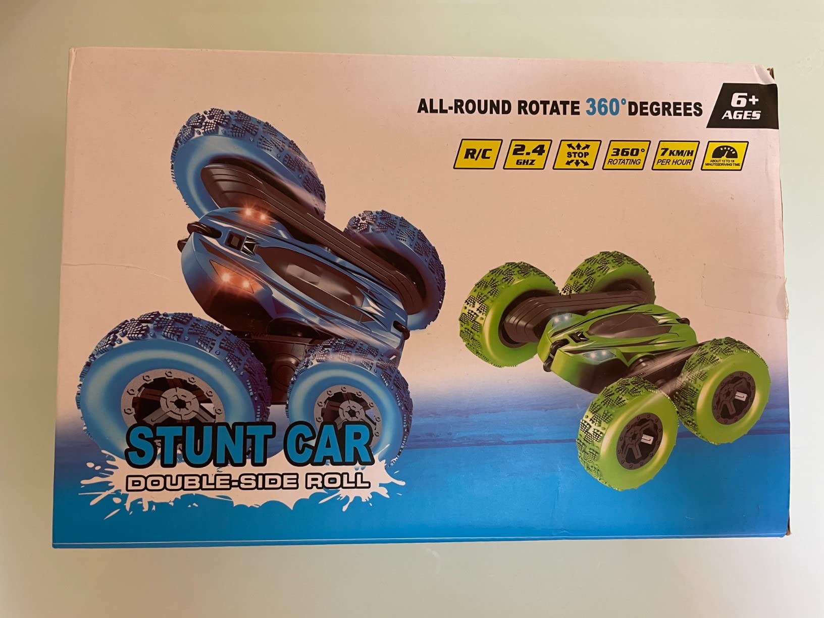 Amazon.com: SOLODOTO Remote Control Car, Double-Sided Fast 360 ...