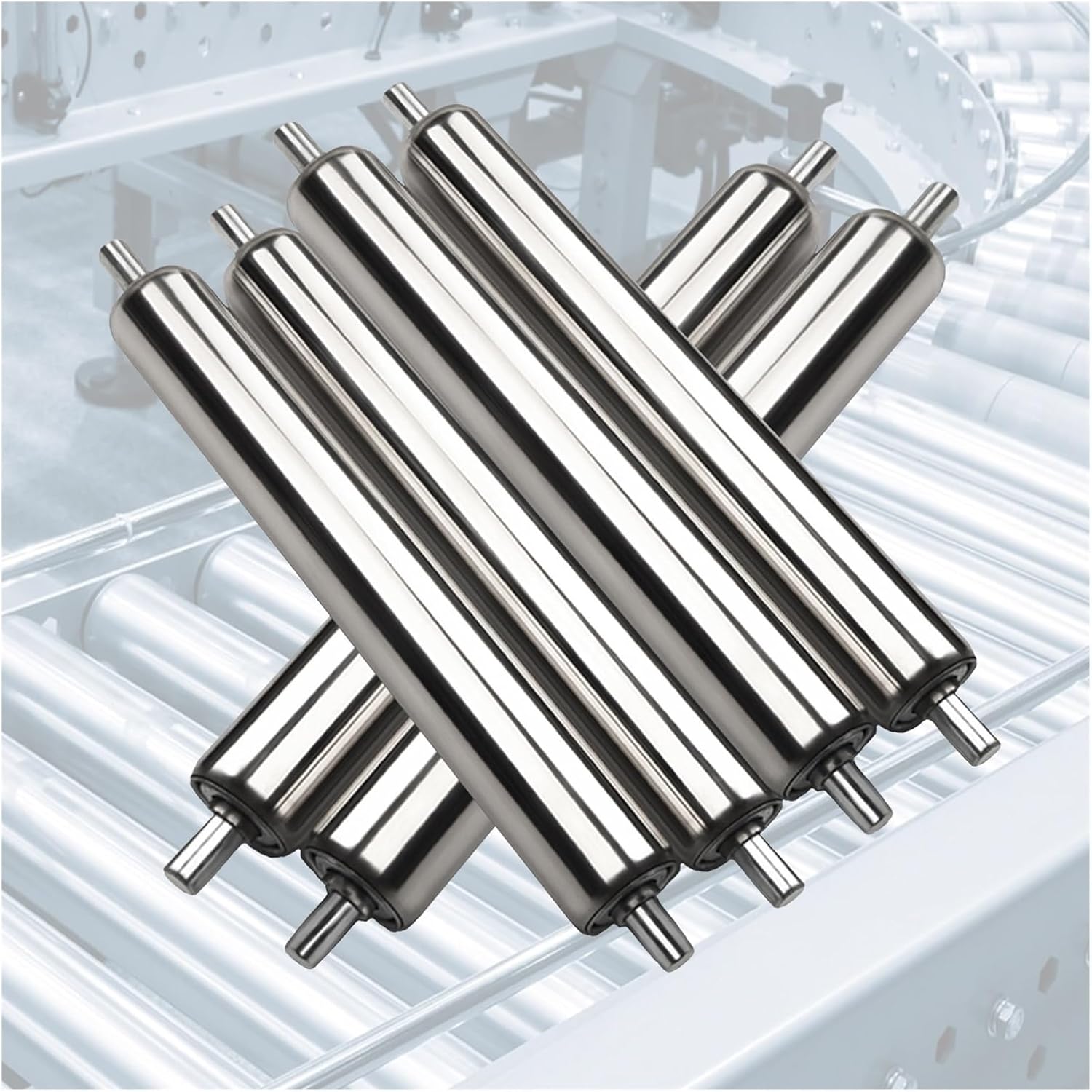 Industrial Conveyor Roller Replacement Set, 1"-2.4" Diameter Rollers, 0 ...