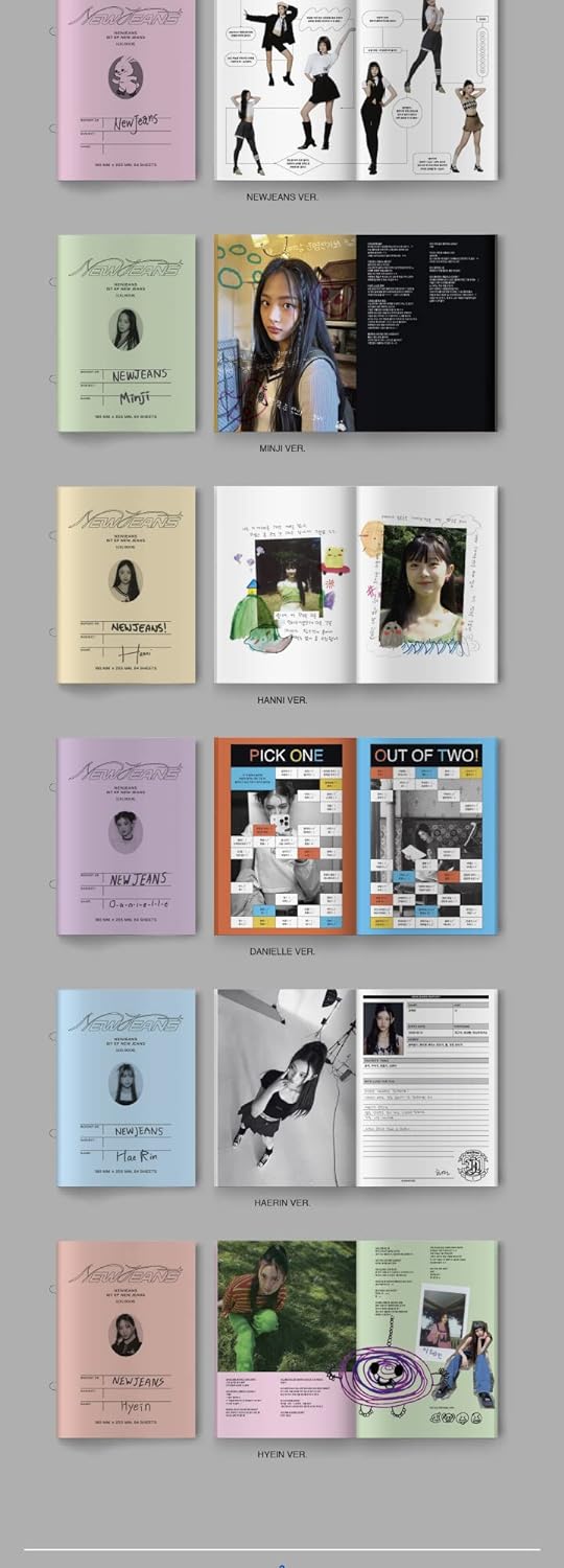DREAMUS NewJeans New Jeans 1st EP Album Bluebook Version CD+Mini Poster ...