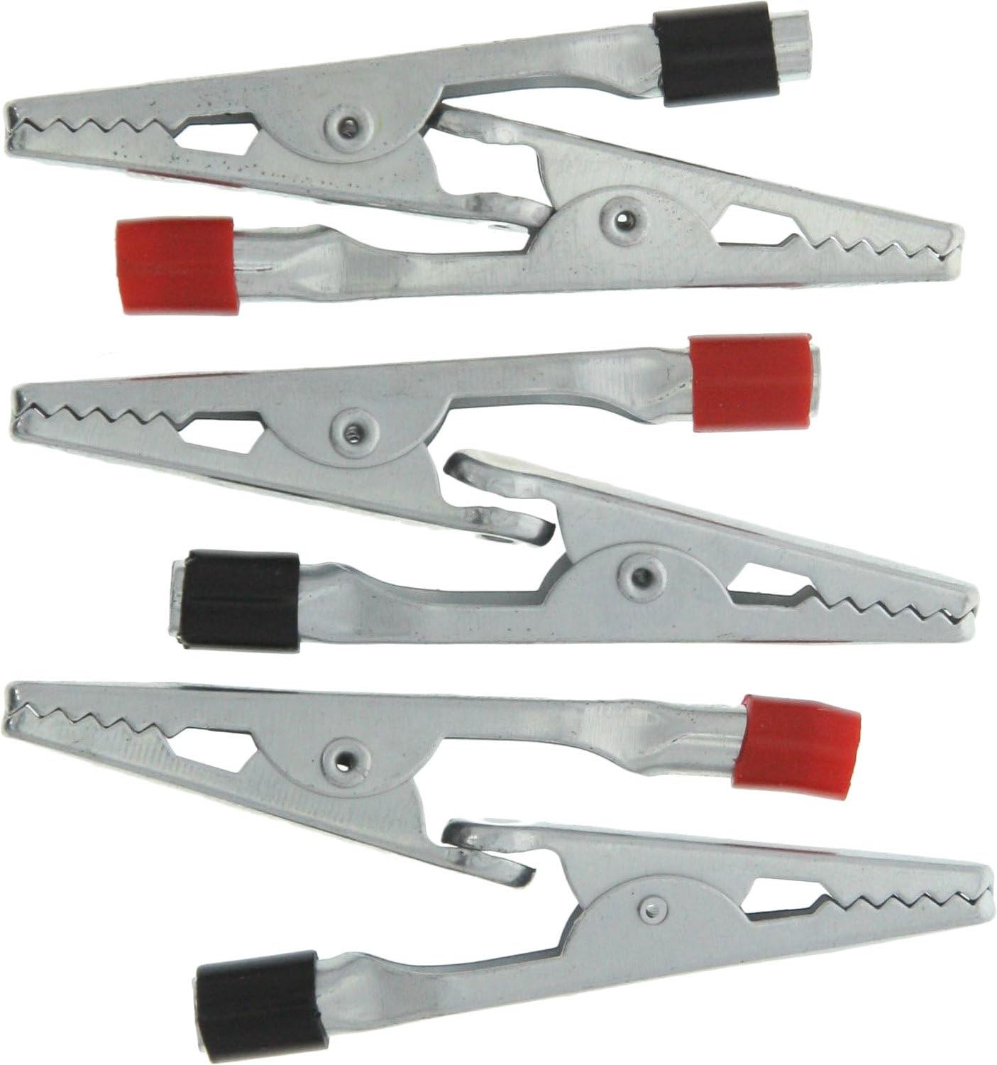 Amazon.com: SE - Alligator Clips Set with Insulated Grip, 6 pc ...