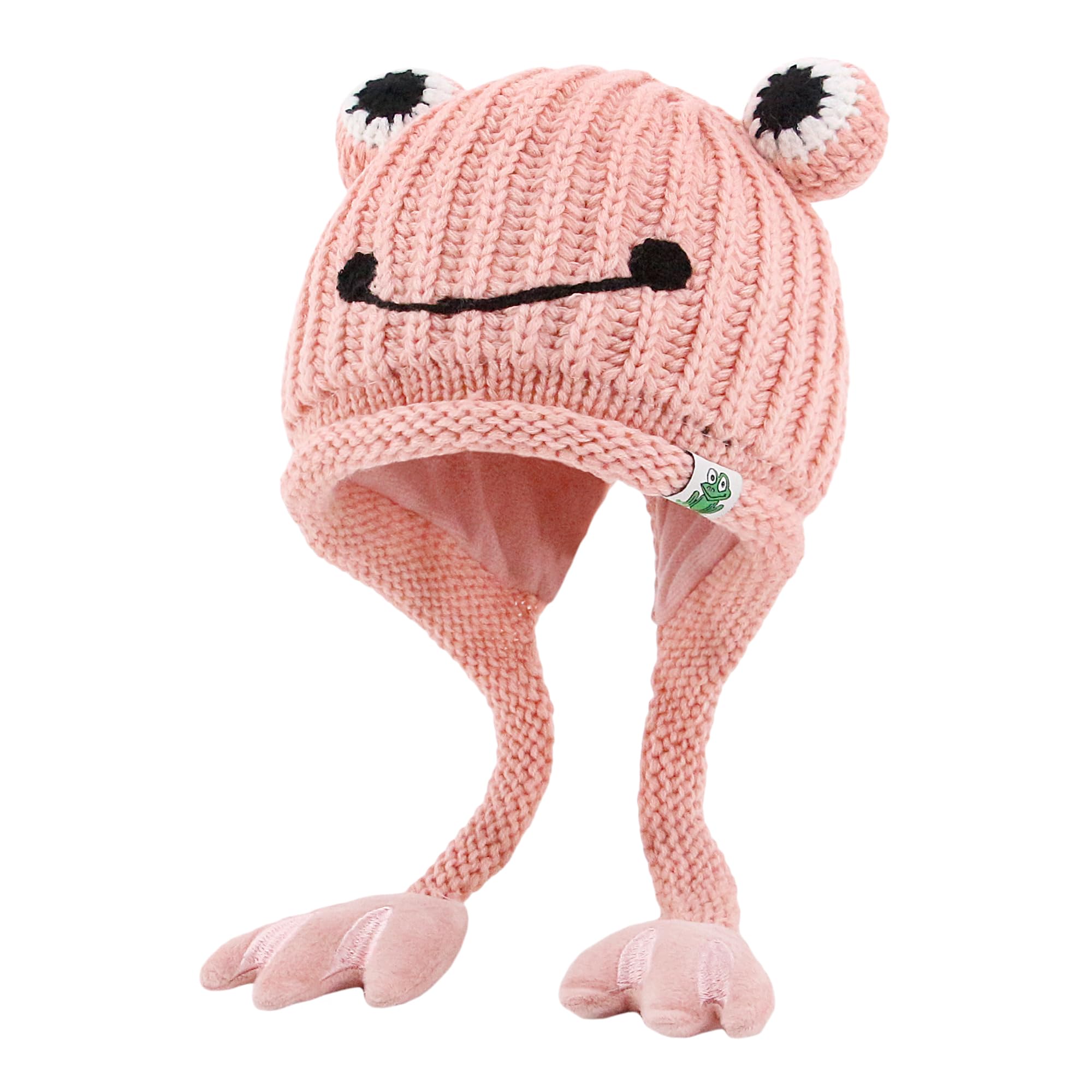 Snapklik.com : Knitted Frog Headband Hat Cute Cartoon Crochet Frog Hat ...